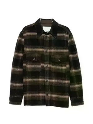 MARANT Kervon Check-pattern Shirt Jacket