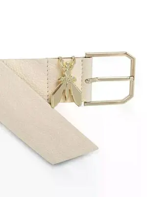 Patrizia Pepe Fly Buckle Belt - Neutrals