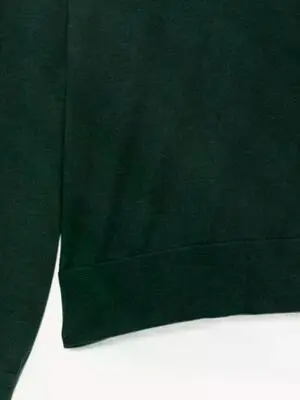 TOM FORD Crew Neck Long Sleeve Fine Knit Sweater - Green