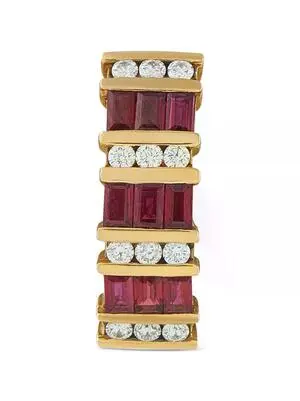 LB EXCLUSIVE Ruby And Diamond Pendant - Gold