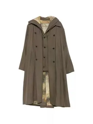 Masnada Single-breasted Hooded Coat