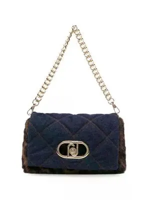 Liu Jo Faux-fur Shoulder Bag - Blue