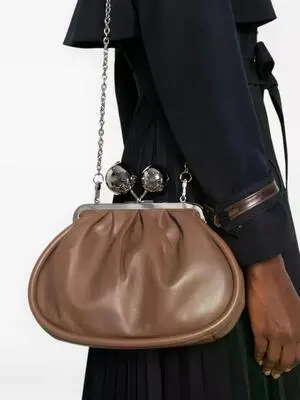 Max Mara Pasticcino Leather Shoulder Bag - Neutrals