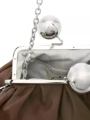 Max Mara Pasticcino Leather Shoulder Bag - Neutrals