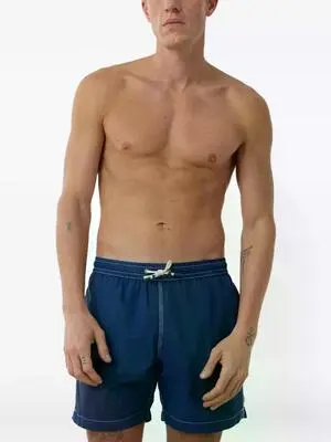 Hartford Contrast-stitch Drawstring Swim Shorts