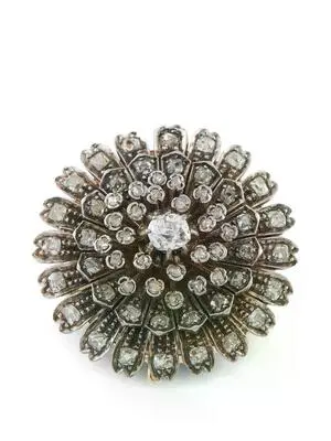 LB EXCLUSIVE Starburst Diamond Brooch - Pink