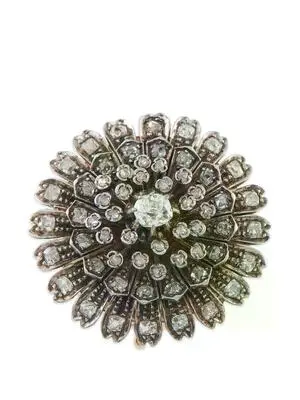 LB EXCLUSIVE Starburst Diamond Brooch - Pink