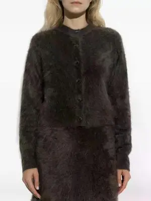 LISA YANG Azalea Brushed-finish Cardigan