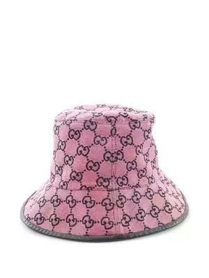 Gucci Gg Canvas Bucket Hat - Pink