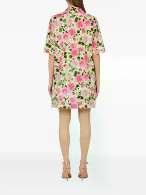 Liu Jo Floral Print Lace-up Dress