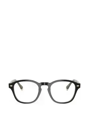 Brunello Cucinelli Geometric-frame Glasses - Black