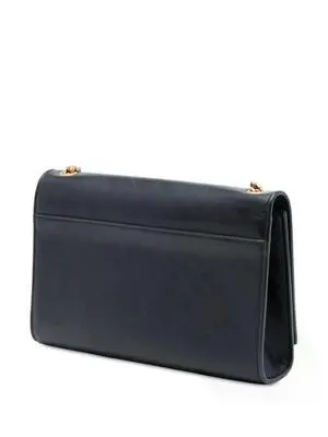 Saint Laurent 2019 Medium Smooth Calfskin Rockstar Patchwork Monogram Kate Crossbody Bag - Black