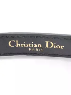Dior Heart-print Logo Plaque Belt
