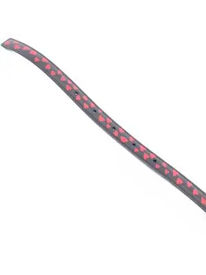 Dior Heart-print Logo Plaque Belt