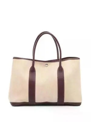 Hermès Hermès 2000s PM Garden Party Tote Bag Neutrals