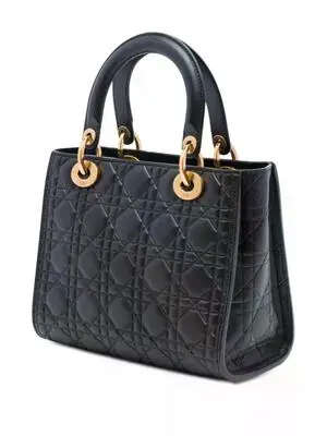 Dior Medium Lady Satchel - Black