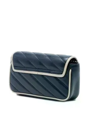 Gucci Marmont Matelasse Leather Crossbody Bag - Blue