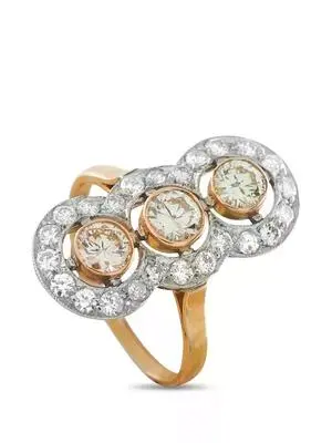 LB EXCLUSIVE 14k Rose Diamond Ring - Gold