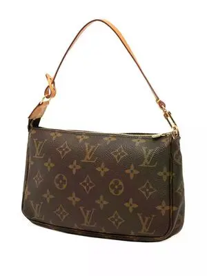 LOUIS VUITTON 2001 Monogram Pochette Accessoires Shoulder Bag
