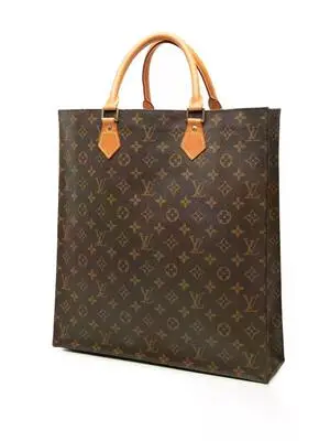 LOUIS VUITTON 2005 Monogram Sac Plat Tote Bag