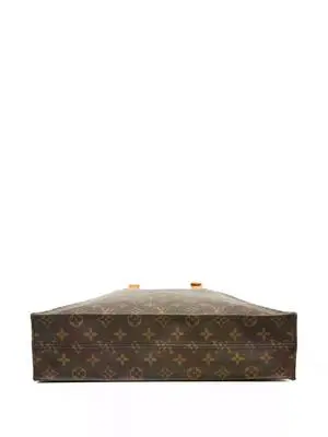 LOUIS VUITTON 2005 Monogram Sac Plat Tote Bag