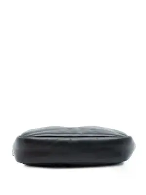 Saint Laurent 2023 Small Padded Lambskin Monogram Calypso Cosmetic Pouch