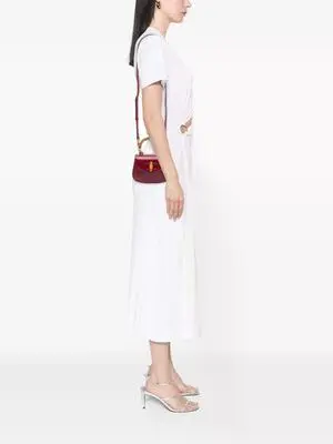 Gucci 1947 Bamboo Top Handle Bag - Red