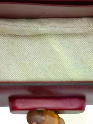 Gucci 1947 Bamboo Top Handle Bag - Red