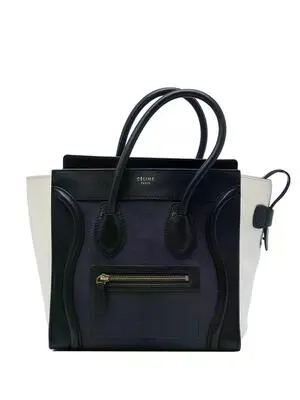 Celine Micro Luggage Tote Bag - Blue