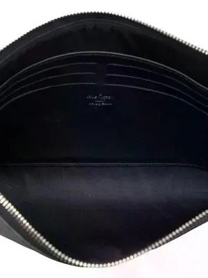 LOUIS VUITTON Damier Graphite Pochette Jour Mm Clutch Bag