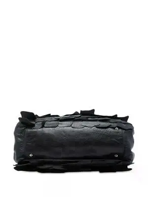 Miu Miu 2010 Nappa Tiered Ruffle Tote Bag