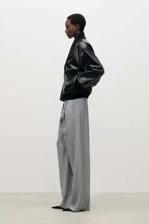 Victoria Beckham Zana Bomber Jacket - Black