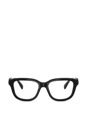 Miu Miu Rectangle Frame Glasses - Black