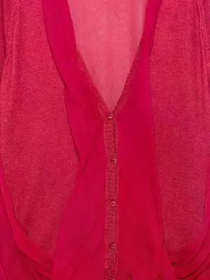 John Galliano 2000s Draped V-neck Cardigan