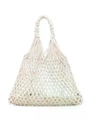 THE FRANKIE SHOP Naia Net Tote Bag - Neutrals