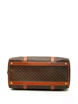 Celine Macadam Coated Canvas Boston Bag