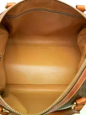 Celine Macadam Coated Canvas Boston Bag