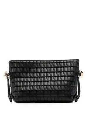Liu Jo Pleated-effect Shoulder Bag - Black