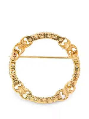 LB EXCLUSIVE 14k Yellow Diamond Pavé Brooch