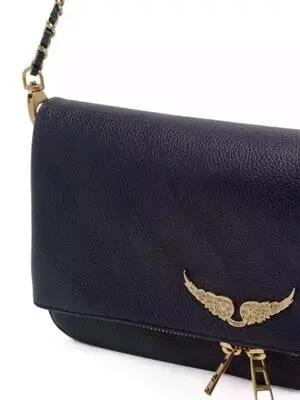 Zadig&Voltaire Rock Clutch With Rhinestone Wings
