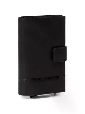 PIQUADRO Logo-embossed Cardholder Wallet