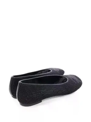 Burberry Mesh Embroidered Ballet Flats