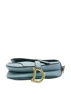 Dior 2018 Grained Calfskin Saddle Bag Satchel