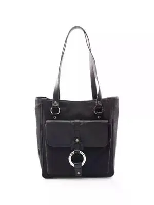 BVLGARI 2000s Logomania Tote Bag - Black