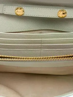 Prada 2010-2026 Saffiano Lux Wallet On Chain Crossbody Bag