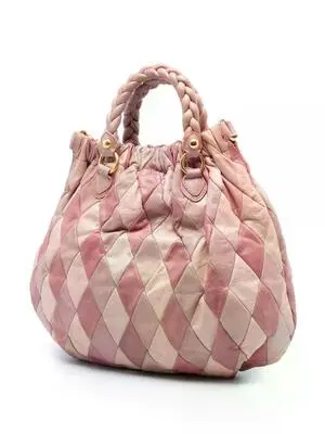Miu Miu 2008 Harlequin Nappa Satchel