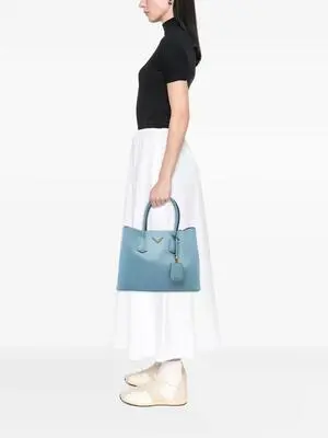 Prada 2010-2026 Large Saffiano Cuir Double Satchel