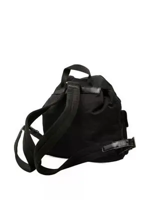 Prada Tessuto Nylon And Leather Trimmed Backpack