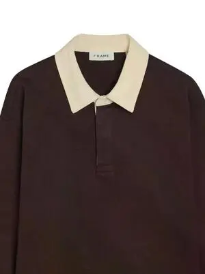 FRAME Rugby Long-sleeve Polo Shirt
