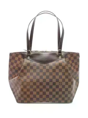 LOUIS VUITTON Damier Ebene Westminster Gm Shoulder Bag - Brown